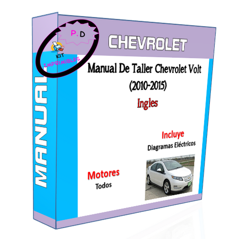 Manual De Taller Chevrolet Volt (2010-2015) Ingles – Manuales De Taller ...