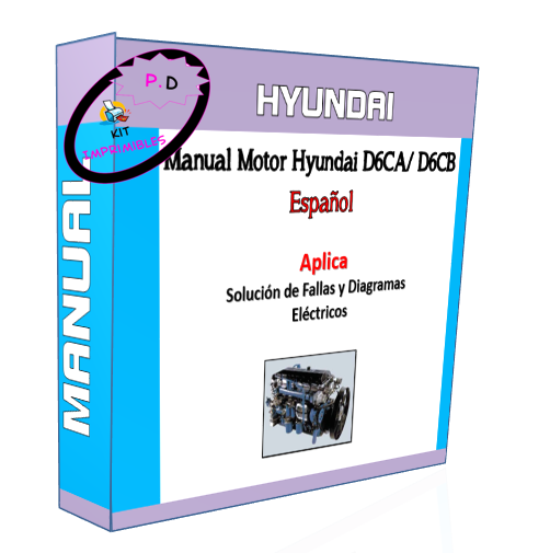 Hyundai D6CA/ D6CB Engine Manual Solution and Diagrams English ...