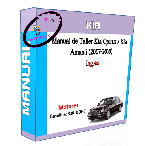 Manual de Taller Kia Opirus / Kia Amanti (2007-2010) Ingles – Manuales ...