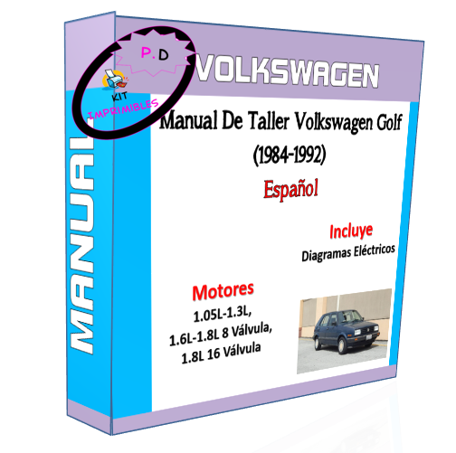 Volkswagen Golf Workshop Manual (1984-1992) In Spanish – Manuales De ...