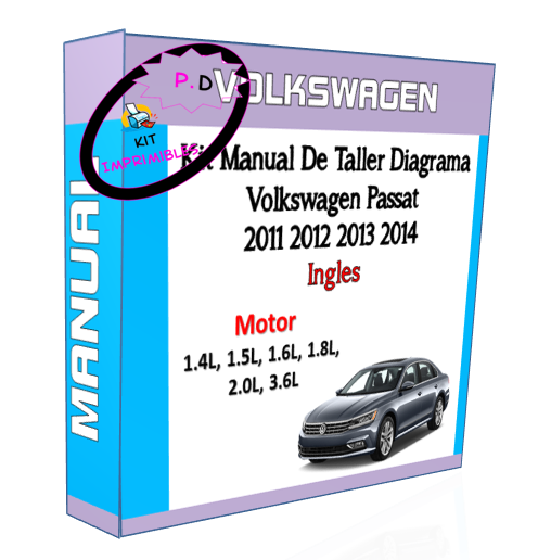 Manual De Taller Y Diagrama Volkswagen Passat 2011 2012 2013 2014 ...